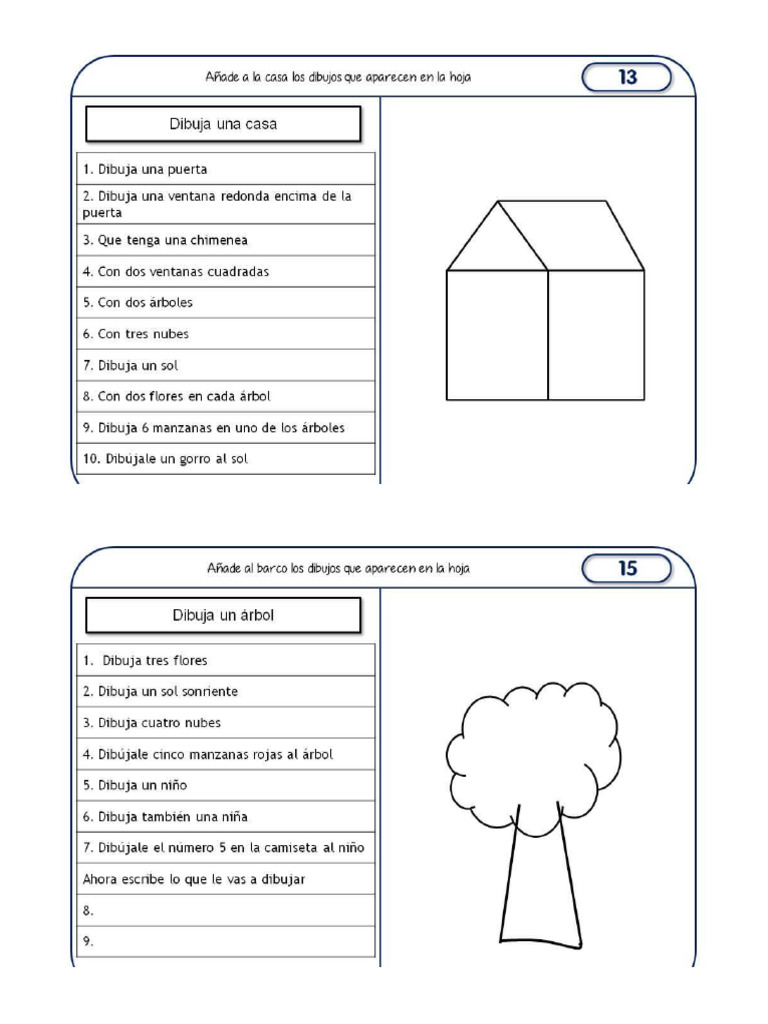 Compendio de Actividades para Seguir Instrucciones | PDF