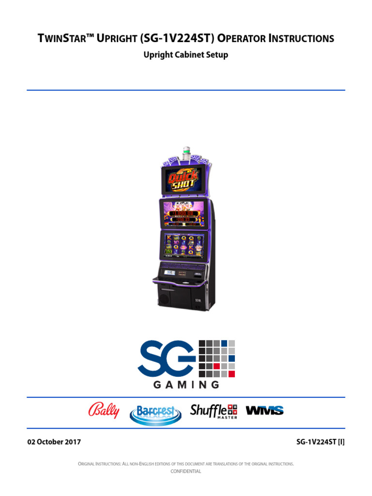 SG Twinstar - Upright SG-1V224ST | PDF | License