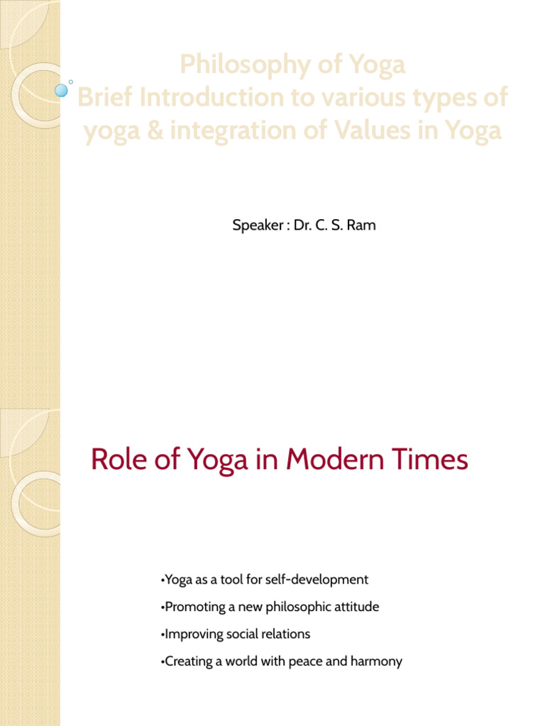 Types of Yoga and Their Philosophy | PDF | Yoga | Bhakti