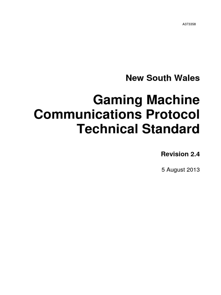 NSW Gaming Machine Protocol | PDF | Binary Coded Decimal | Software
