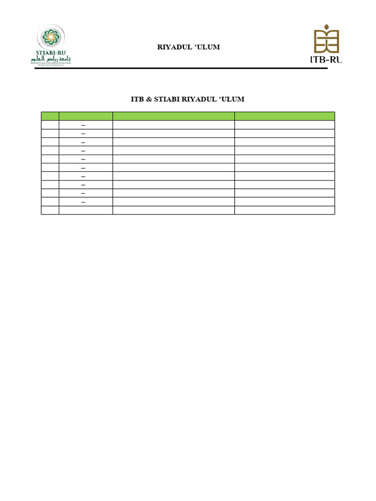 Rundown Interview Hibah Riset Internal PTP | PDF