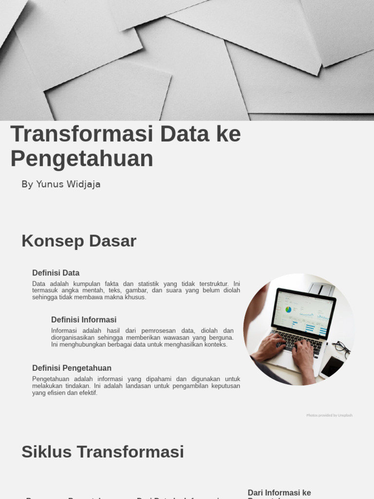 Transformasi Data Ke Pengetahuan | PDF