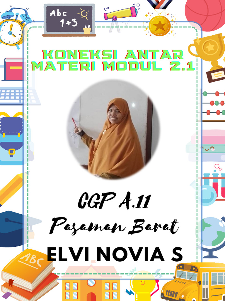Koneksi Antar Materi Modul 2.1 Elvi | PDF