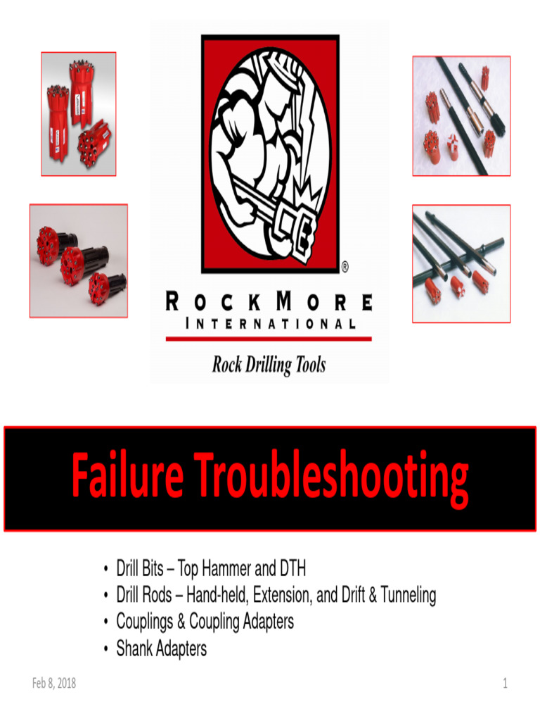 Drill Bit Failure Troubleshooting Guide | PDF | Drilling | Drill