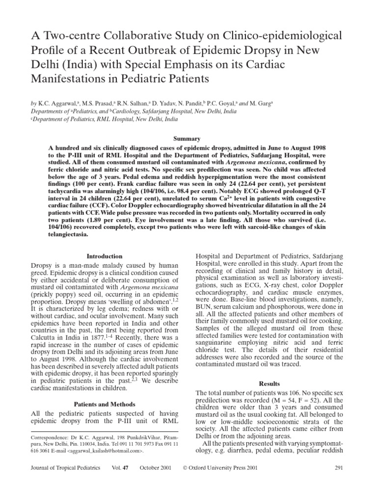 A two-centre collaborative study on clinico-epidemiological profile of ...