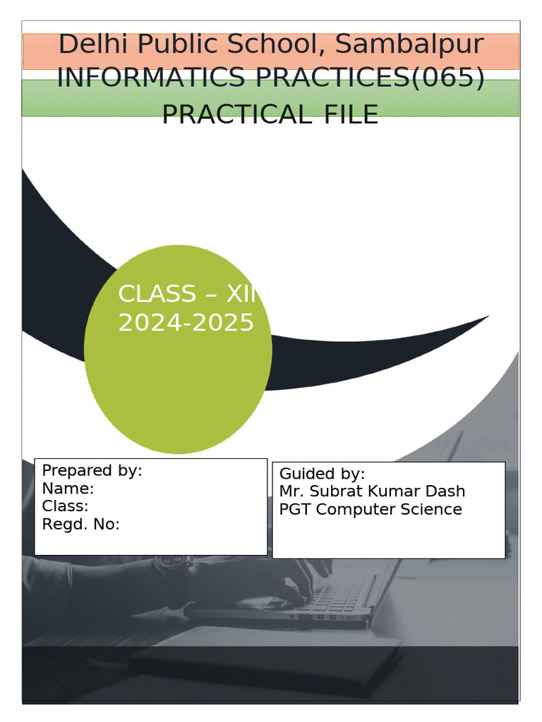 IP Practical file | PDF | Sql | Data Management