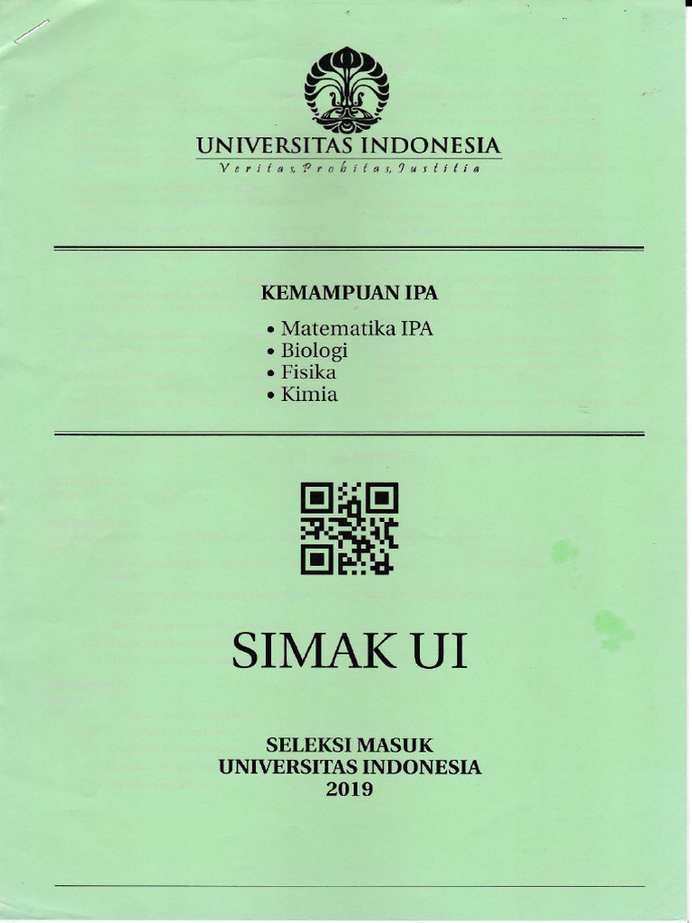 Simak Ui Tka Ipa 2019 | PDF