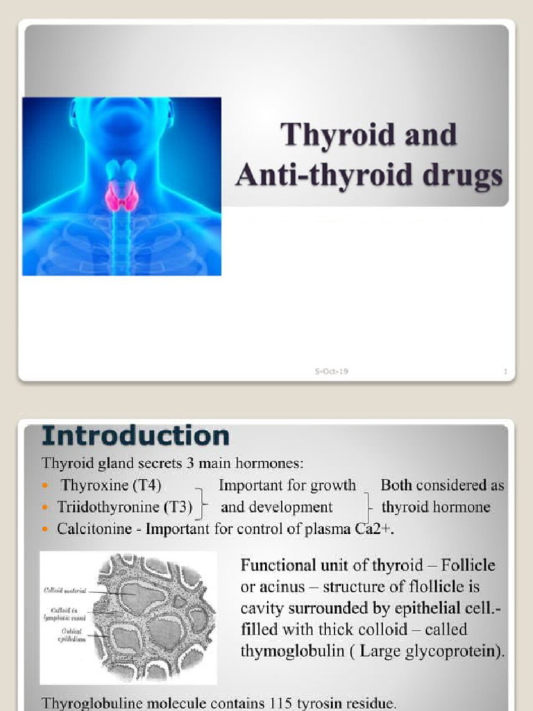 3.thyroid & Antithyroid | PDF