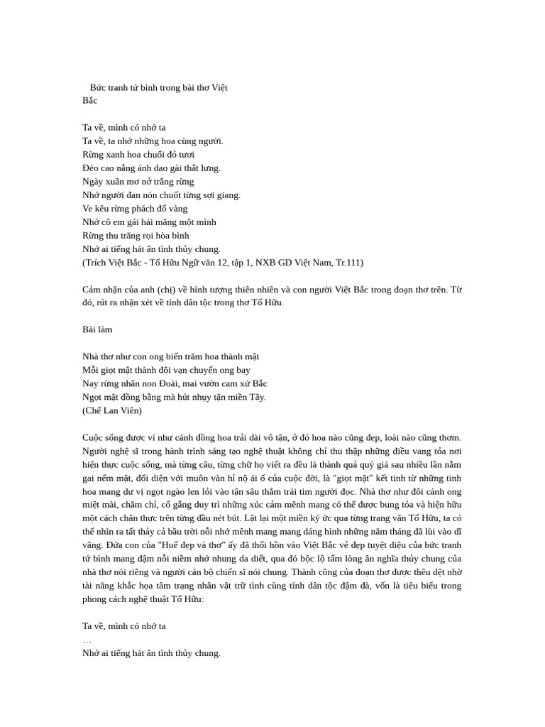 B C Tranh T Bình | PDF