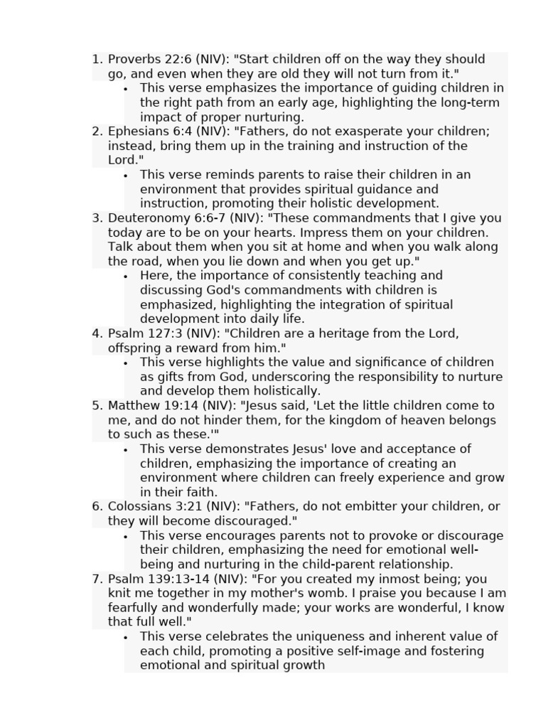 Biblical Parenting Guidance | PDF