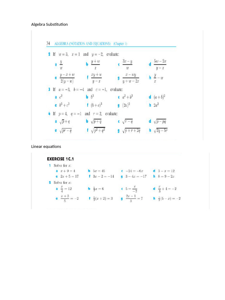 Solving Algebraic Equations | PDF