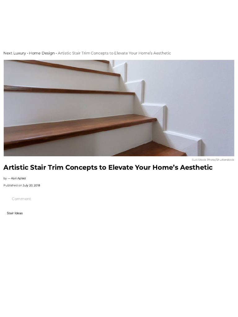 Artistic Stair Trim Concepts To Elevate Your Home's Aesthetic | PDF ...