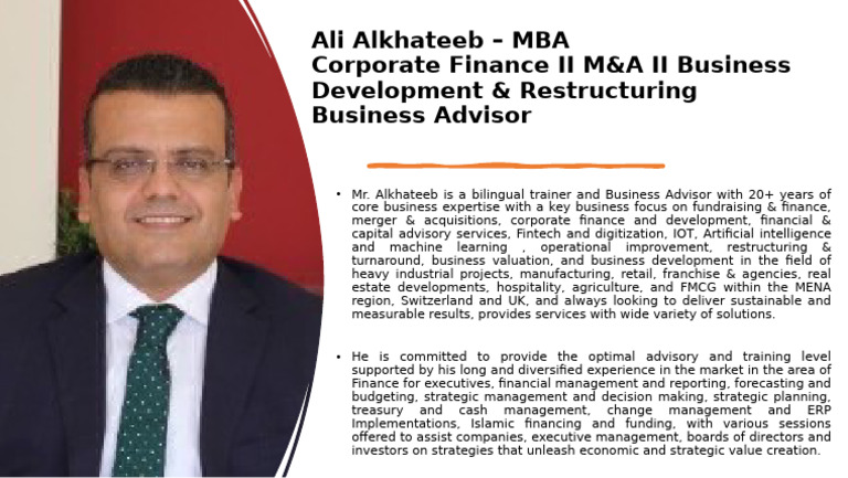 Trainer Profile - Ali Alkhateeb - en | PDF