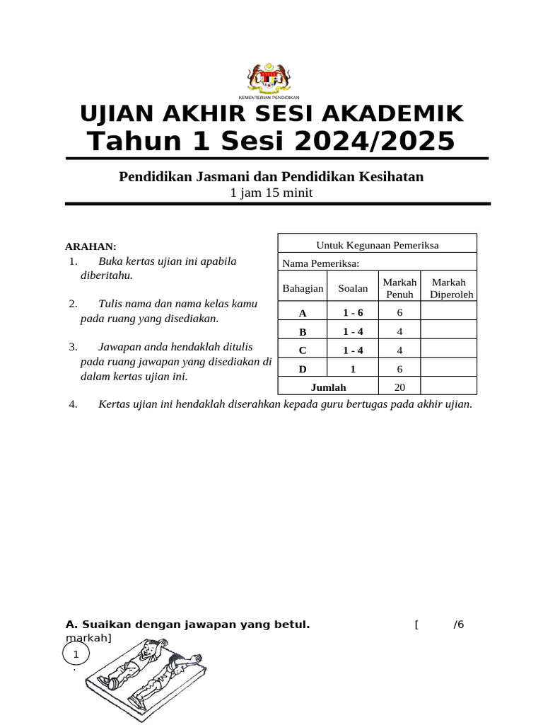 PJPK Tahun 1 | PDF