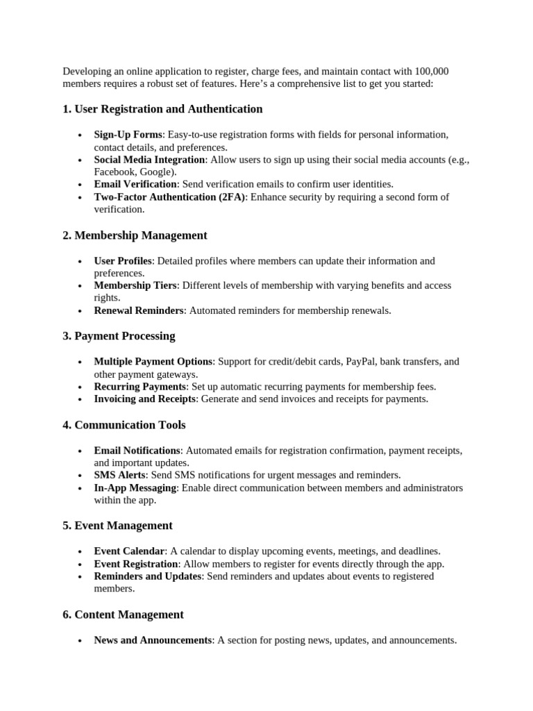 Developing An Online Application To Register Members 100000 Plus Users ...