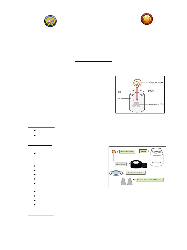 Electroscope Laboratory Activity | PDF | Electrical Engineering ...