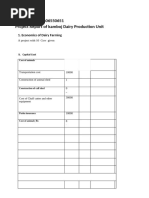 Dairy Farm Record Template With Formulas | PDF