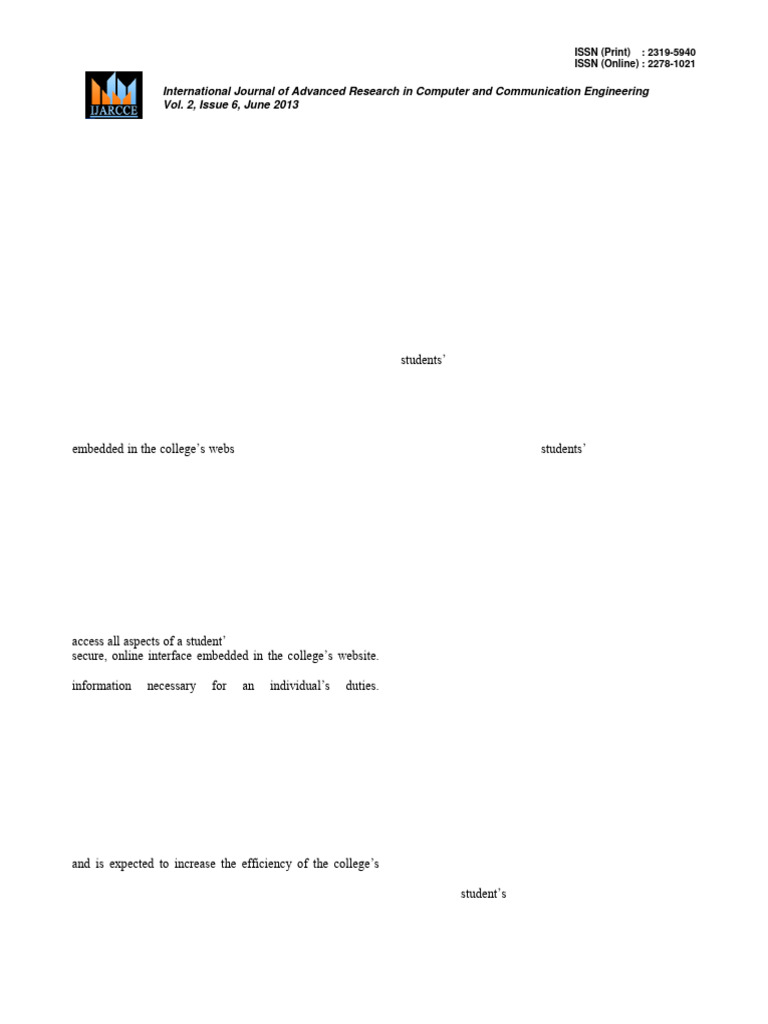 Web Based Student Information Management | PDF | Databases | World Wide Web