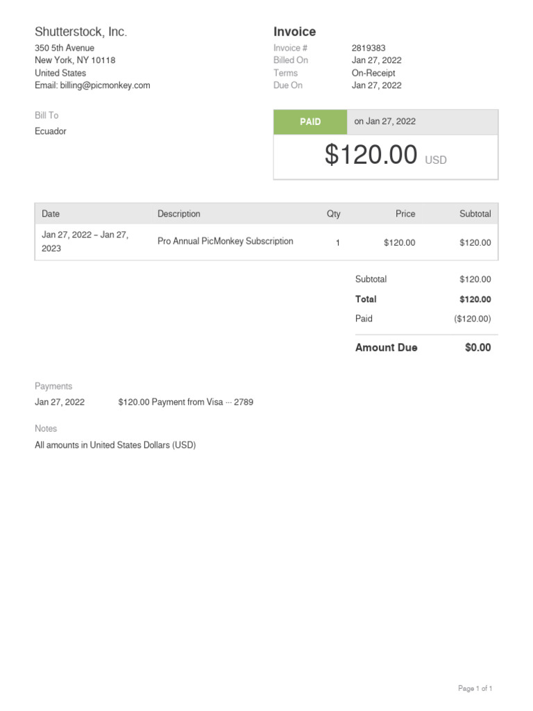 Invoice 2819383 | PDF