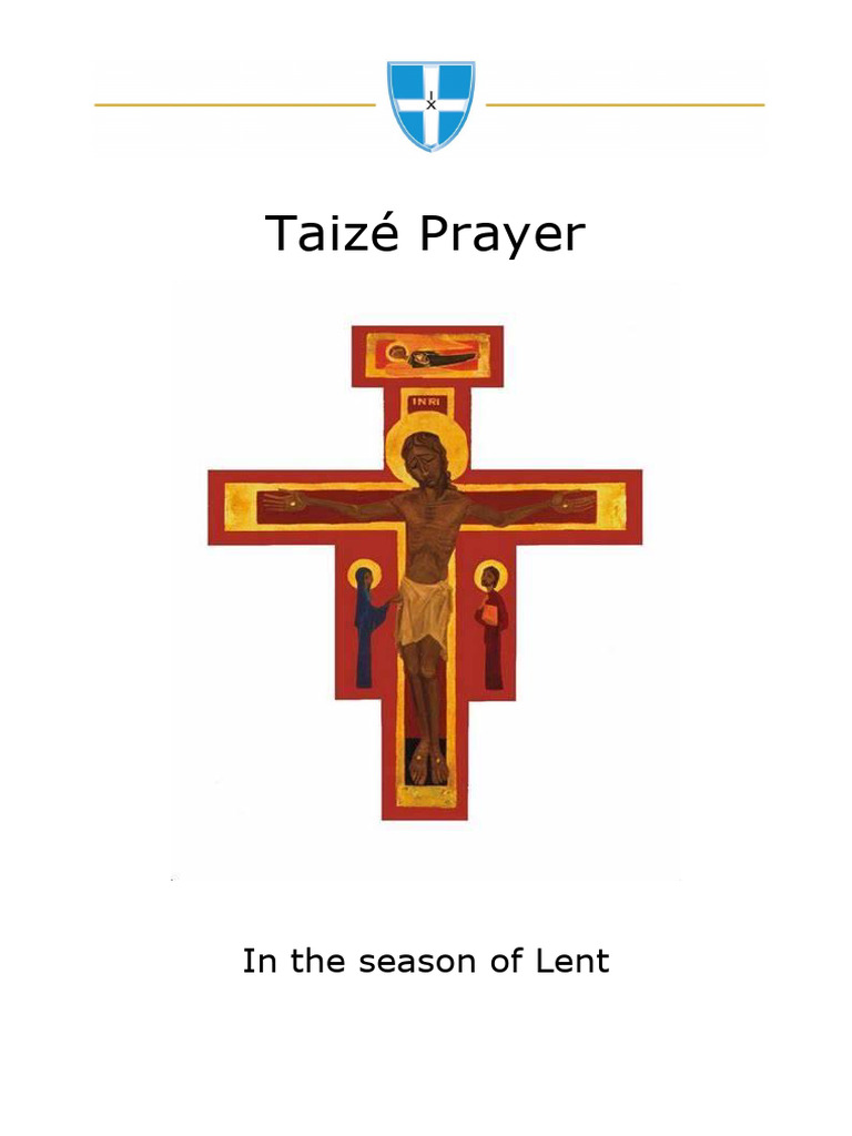 Taizé Lent Prayer Guide | PDF | Prayer | Mercy