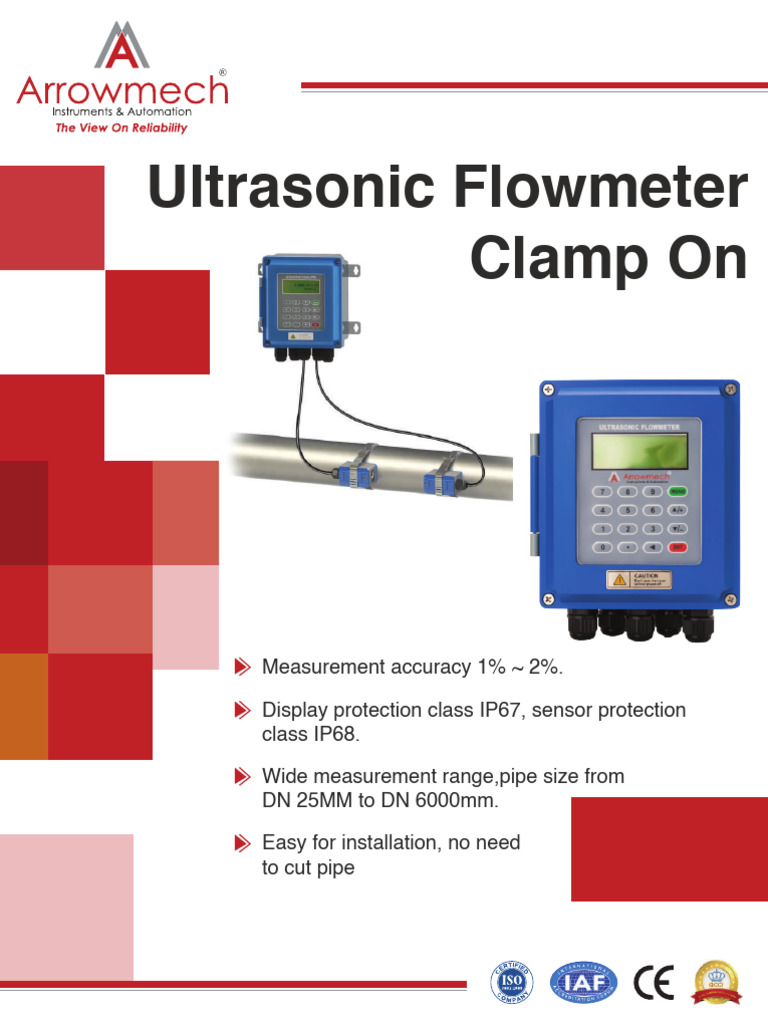 Clamp-On Ultrasonic Flow Meter Guide | PDF