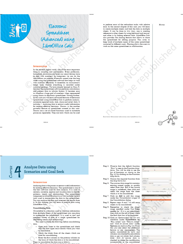 Elecronic Spreadsheet | PDF | Spreadsheet | Computing