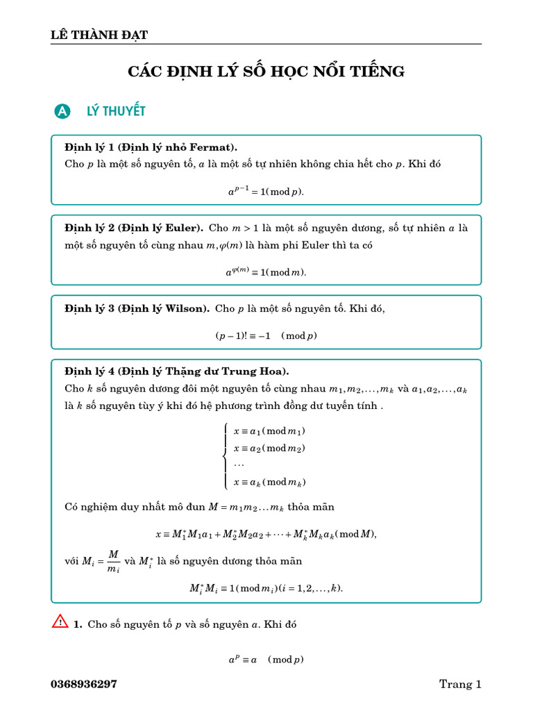 HSG10 B14 Cacdinhlysohoc | PDF
