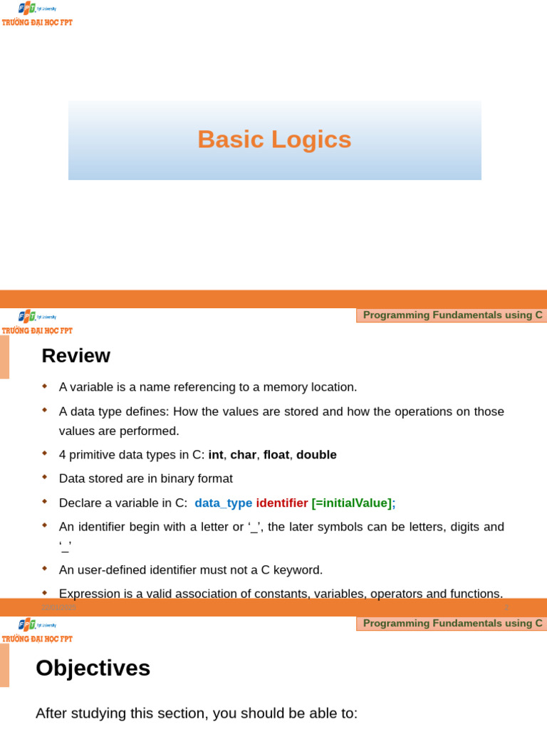 Slot 05-06-07 Basic Logics | PDF | Computer Program | Programming