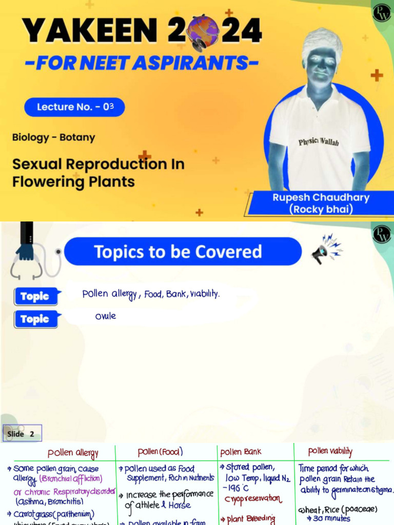 Sexual Reproduction in - 3-Invert | PDF