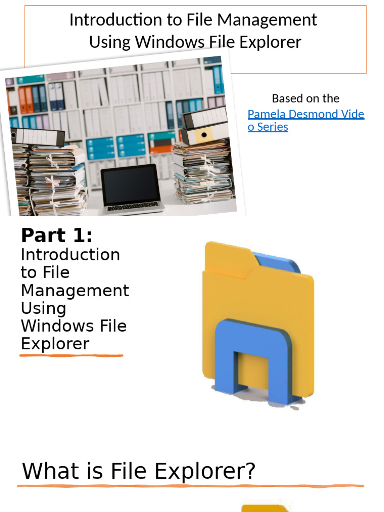Windows File Management Essentials | PDF | Computer File | Icon (Computing)
