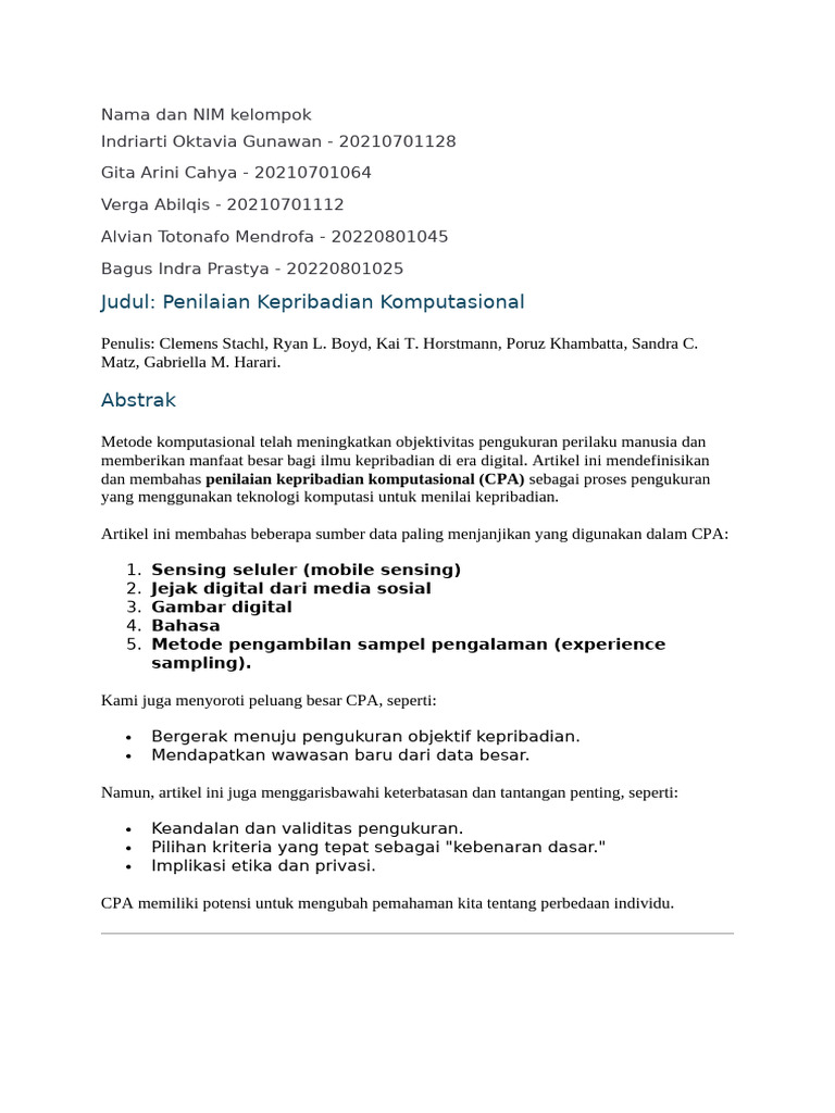 Tugas Pengukuran Sesi 11 - Review Jurnal | PDF