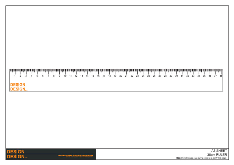 A3 Sheet with 38cm Ruler Guide | PDF