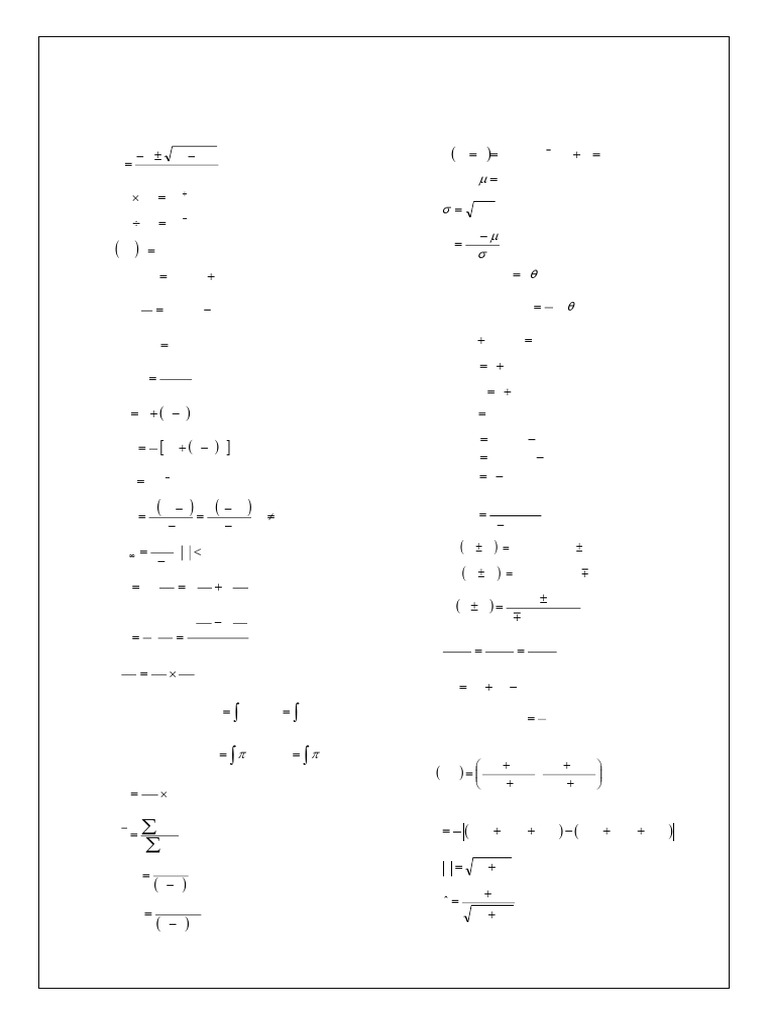 Additional Math Formula List | PDF | Elementary Geometry | Euclidean ...