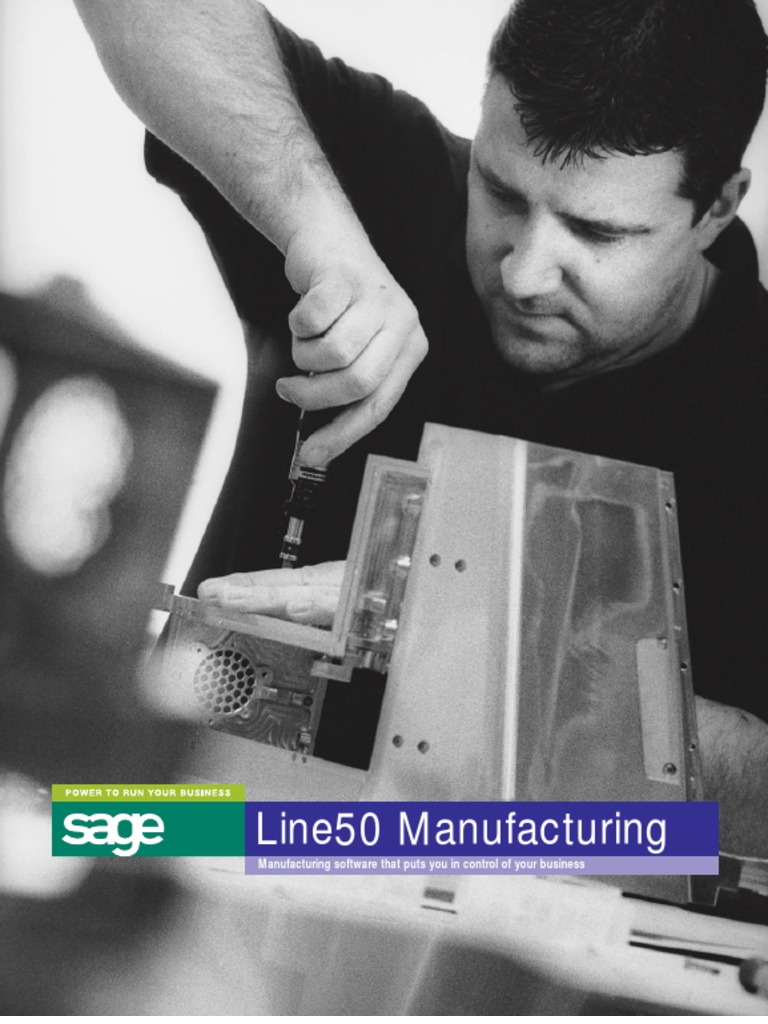 Sage Line 50 Manufacturing User Guide | PDF | Windows 2000 | Microsoft ...