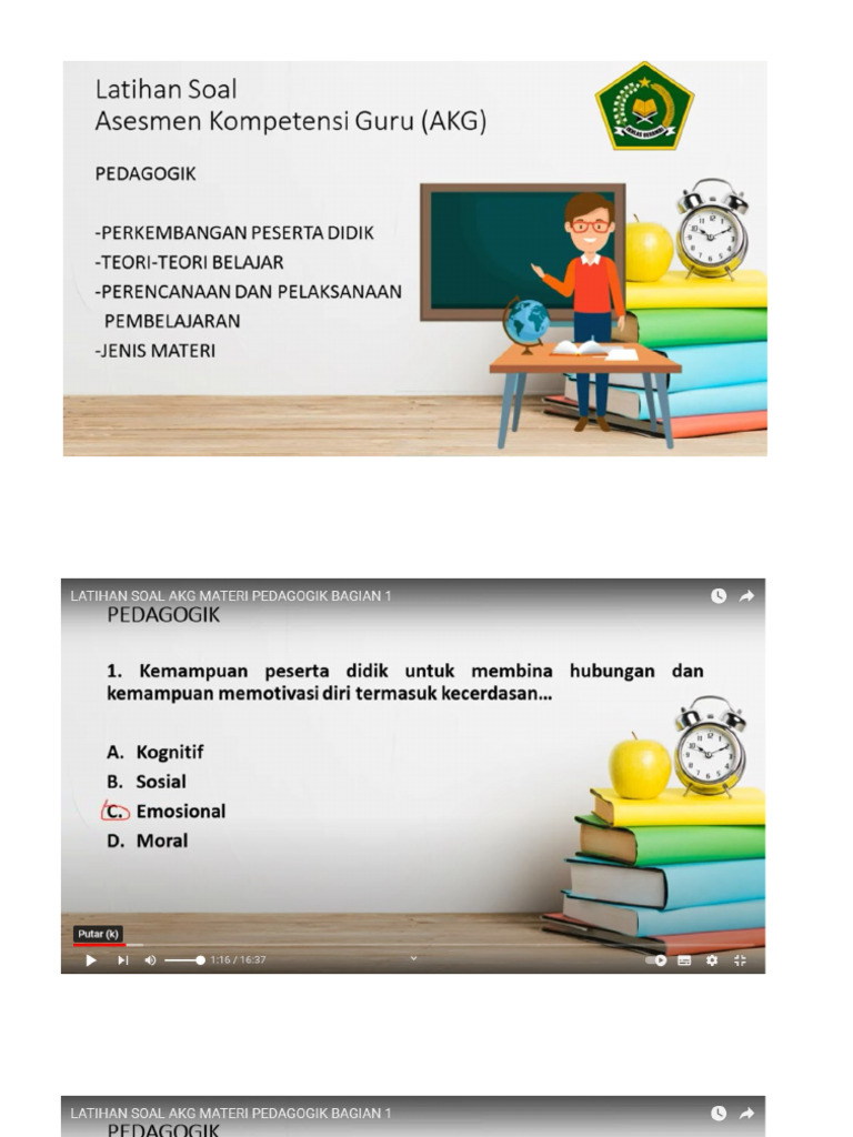 Soal AKG 2021 Kemenag | PDF