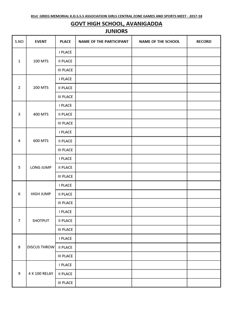 SPORTS sheets (2) | PDF