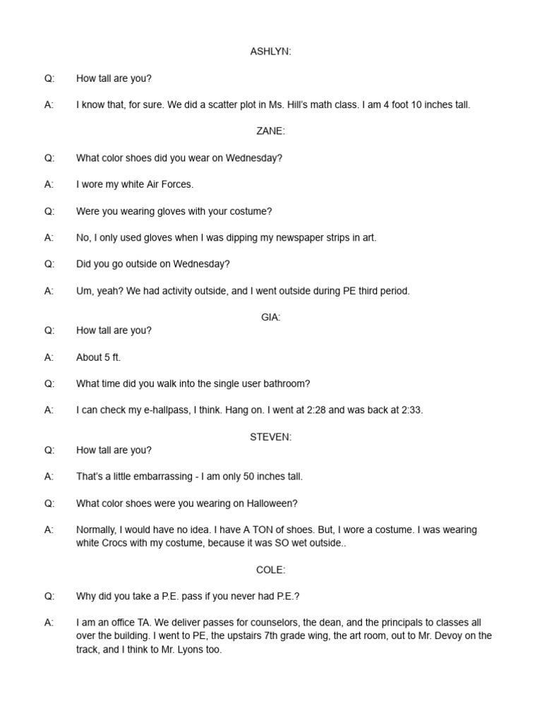 Supplemental Interview Questions | PDF