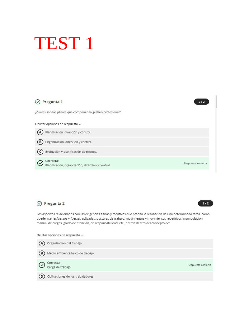 Modulo 1 Pruebas | PDF