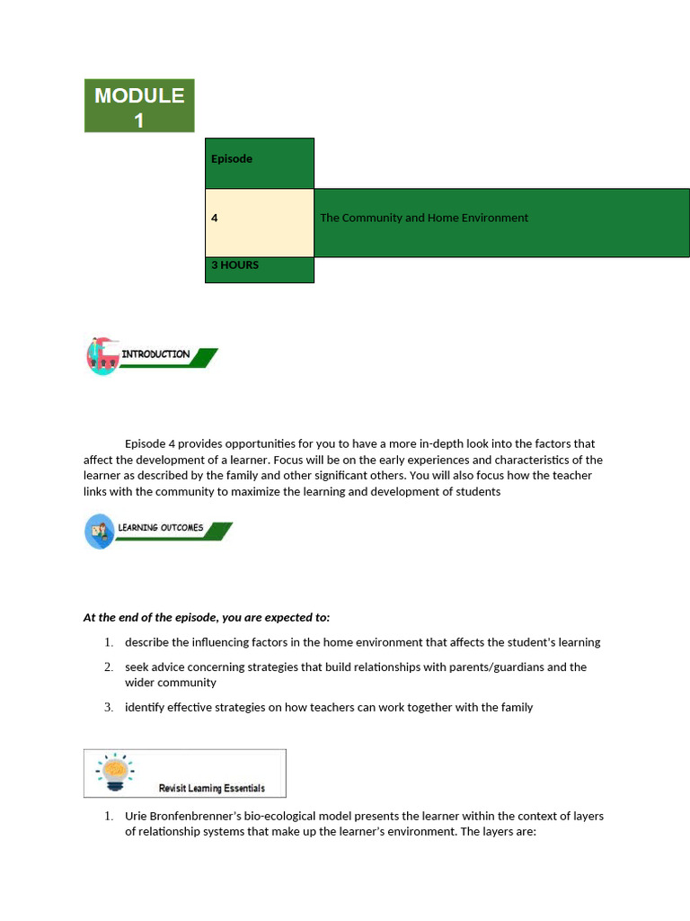 Observation Episode 4 | PDF | Learning | Behavioural Sciences