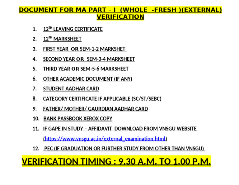 Document For Ma Part-I | PDF