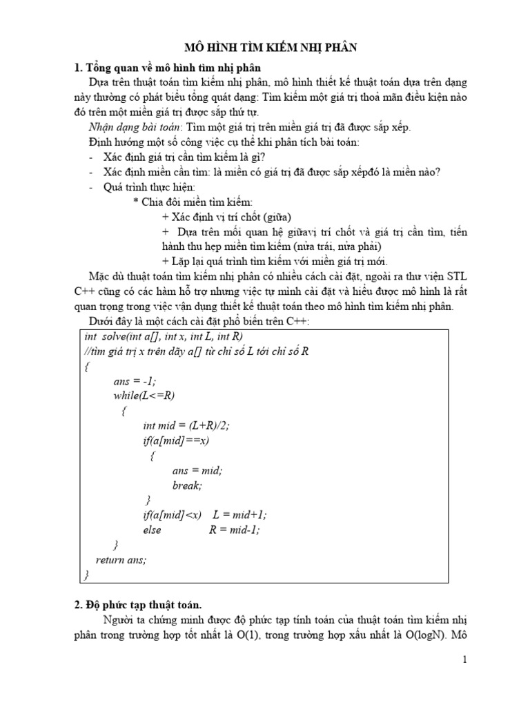 Mo - Hinh - Tim - Kiem - Nhi - Phan - 2024 | PDF