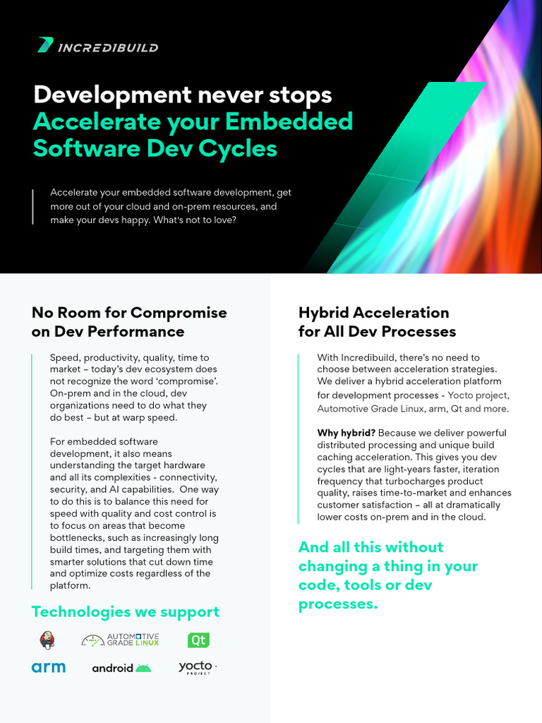 Incredibuild For Embedded | PDF | Cloud Computing | Embedded System
