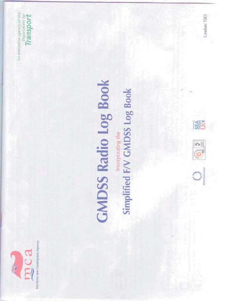 MCA GMDSS - Log | PDF