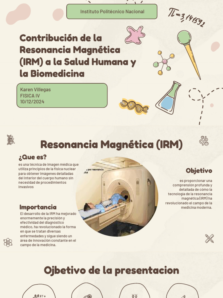 IRM | PDF | Imagen de resonancia magnética | Resonancia magnética nuclear