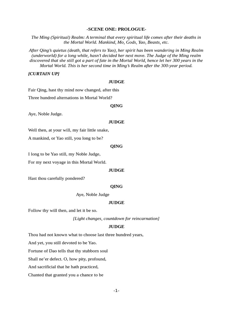 The Rebirth of Qing the Snake | PDF | Thou