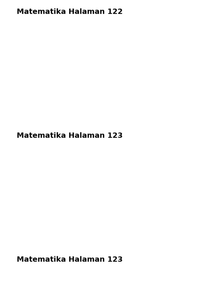 Matematika Halaman 122 - 1 | PDF