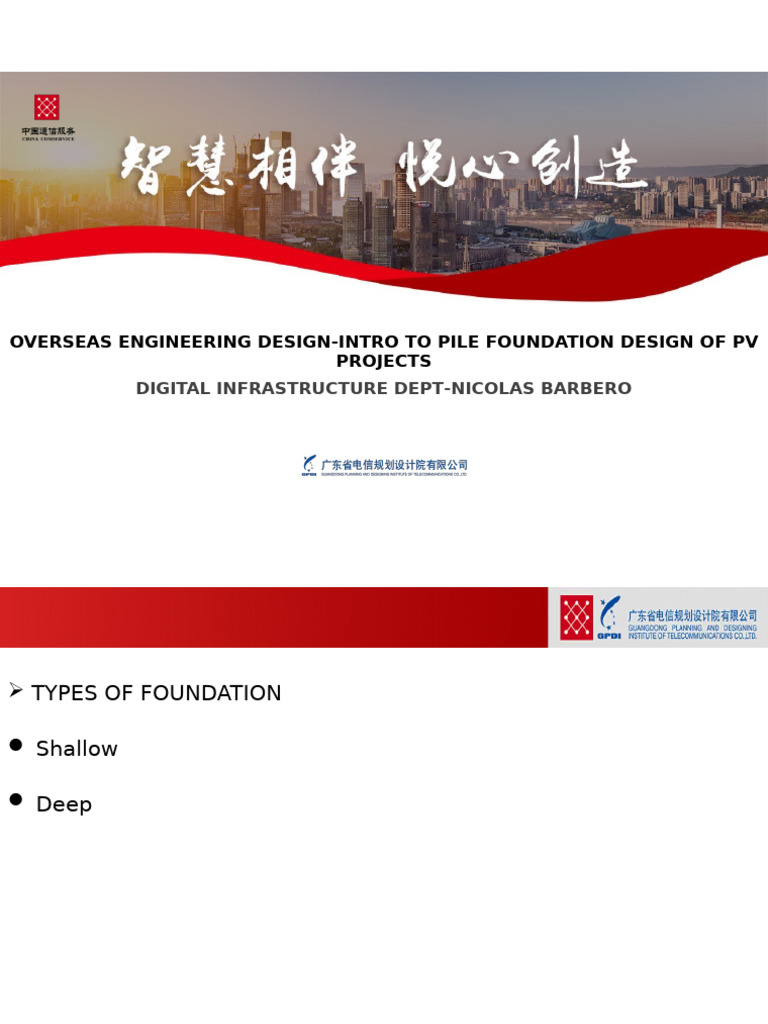 Intro To Pile Foundation Design Of Pv Projects Pdf Deep Foundation