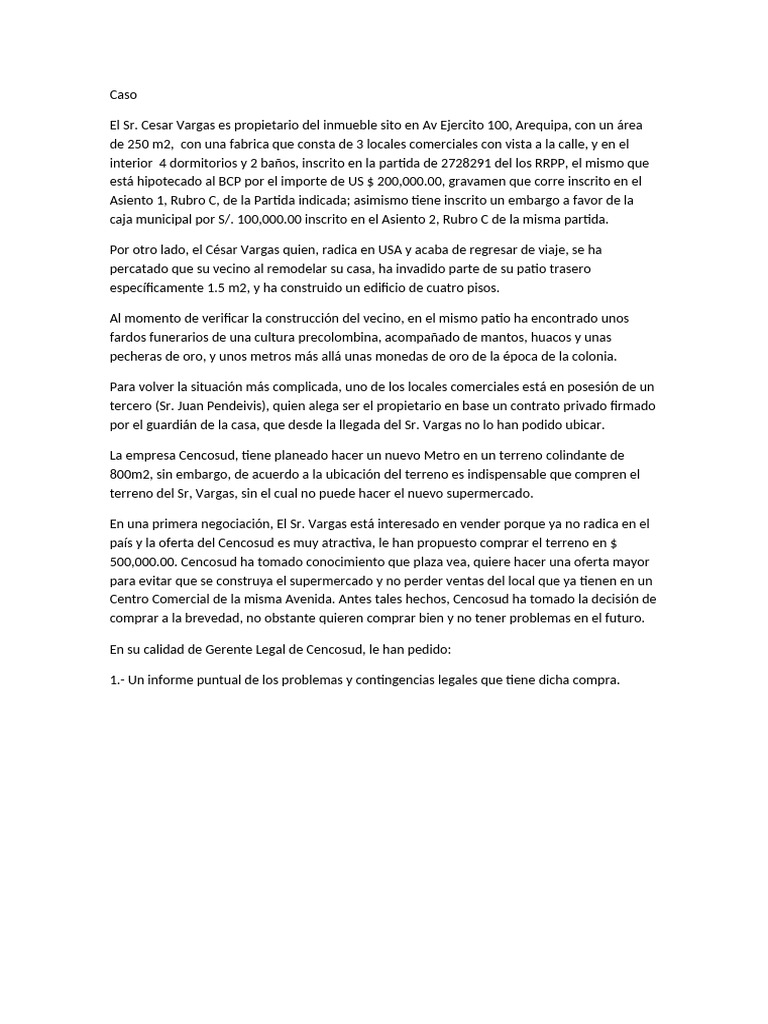Caso | PDF