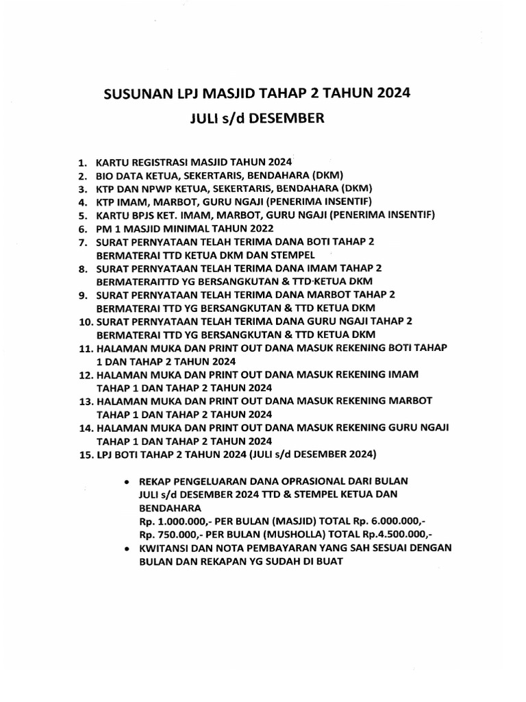 Susunan LPJ[1] | PDF