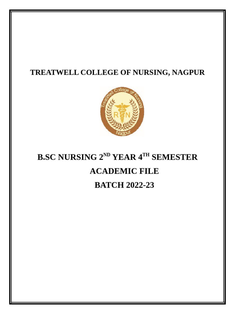 BSC 4th Sem Front Page File | PDF